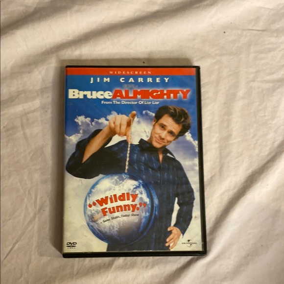 Vintage | Media | Bruce Almighty Dvd Blue Cover Jim Carrey Comedy ...
